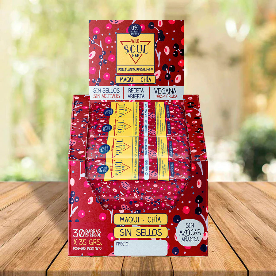 Barrita Soul Bar Maqui-Chía Wild Soul | Wild Foods | Wild Foods Mayorista